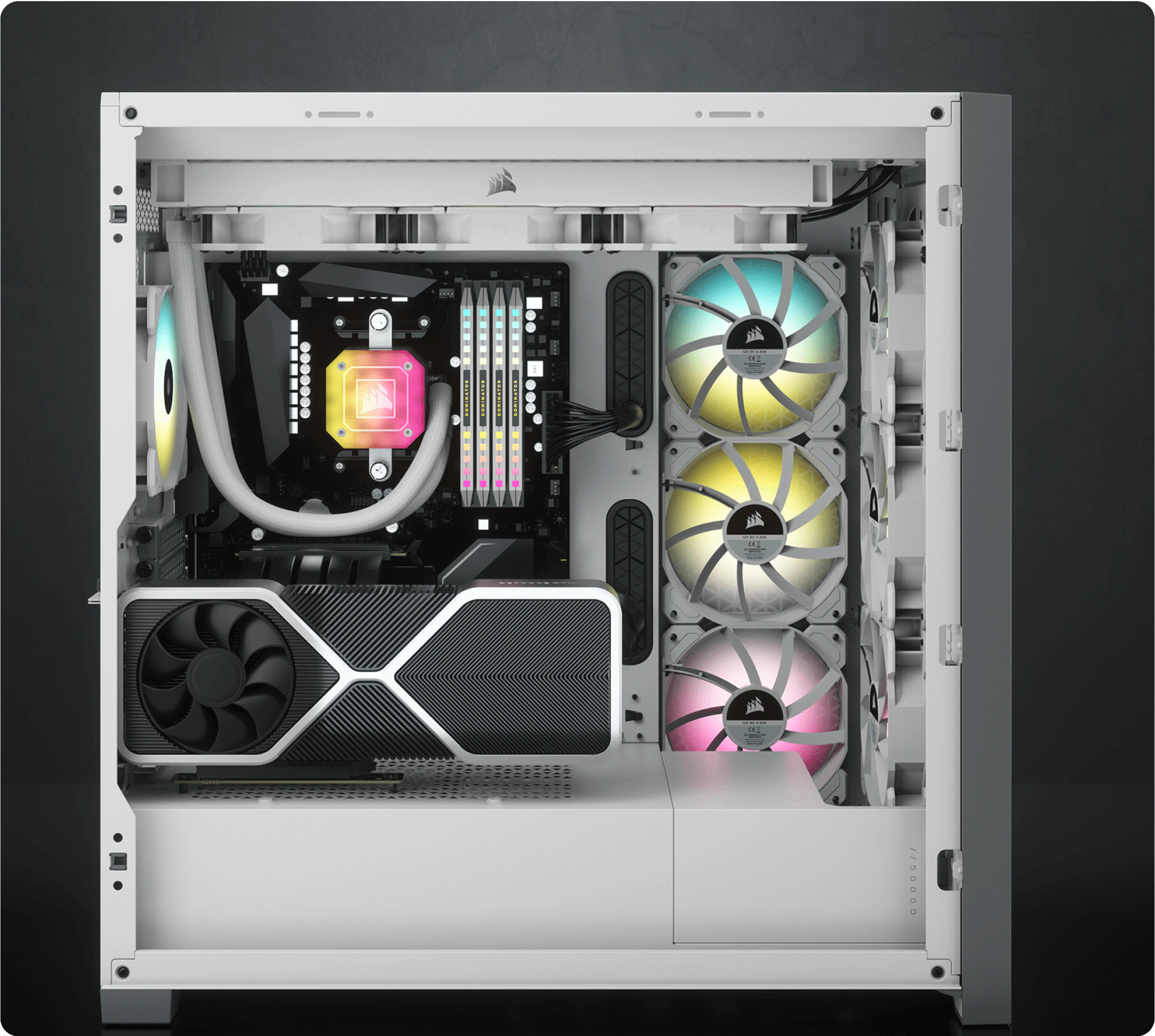 CORSAIR 5000D Black Tempered Glass Gaming Case - Mid Tower - CC-9011208 ...