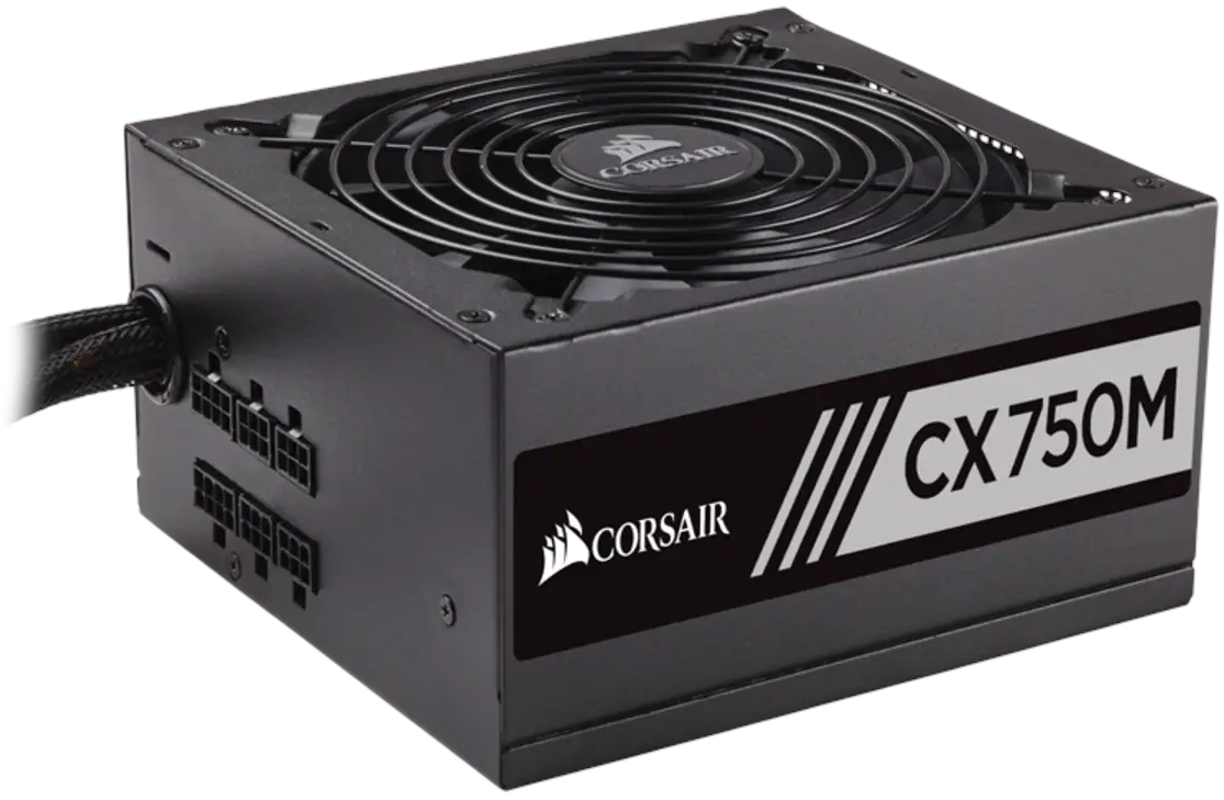 Corsair CX750M 750W 80 PLUS Bronze Semi-Modular ATX Power Supply | Novatech