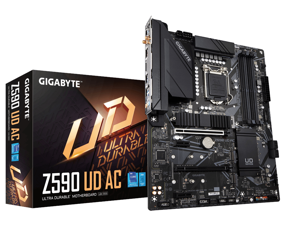 GIGABYTE Z590 UD AC Intel Z590 Chipset Socket 1200 Motherboard | Novatech