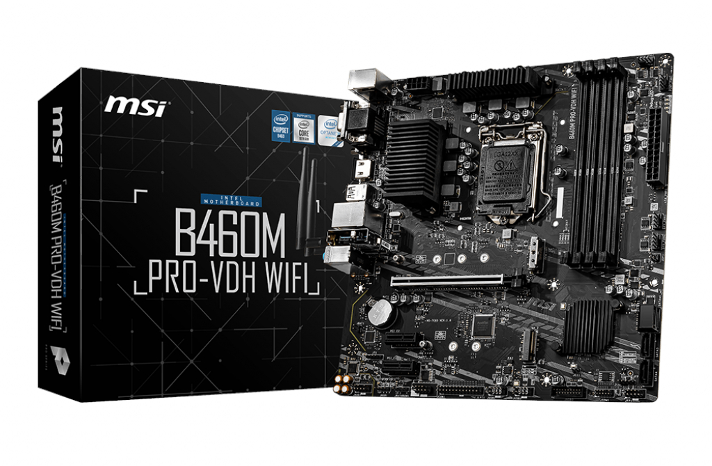 MSI B460M PRO-VDH WIFI Intel B460 Chipset Socket 1200 Motherboard ...