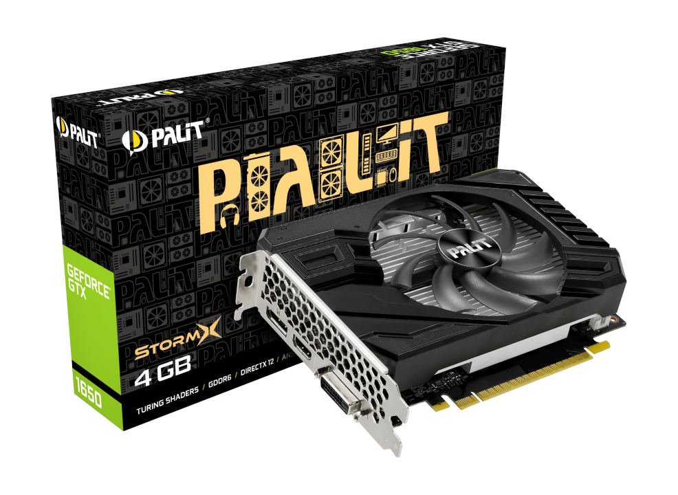 PALiT Geforce GTX 1650 StormX 4GB GDDR5 Graphics Card | Novatech