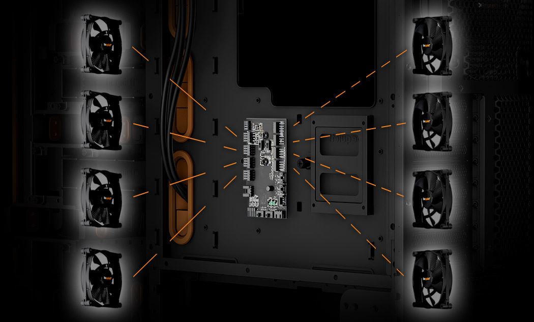 BeQuiet! Dark Base Pro 900 Orange Rev. 2 Full Tower XL-ATX Chassis ...