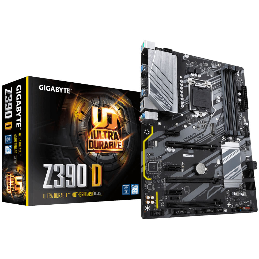 Gigabyte Z390 D LGA 1151 Z390 Chipset ATX Motherboard | Novatech