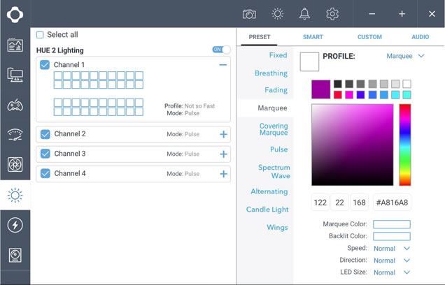 NZXT Hue 2 RGB Lighting Kit - Advance PC Lighting Digital Controller ...
