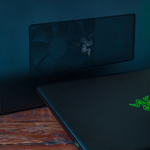 Razer Core X Chroma External Graphics Card Enclosure Thunderbolt 3 ...