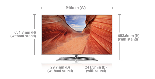 Samsung Series 7 UE40D7000 - 40inch 3D LED TV | Novatech